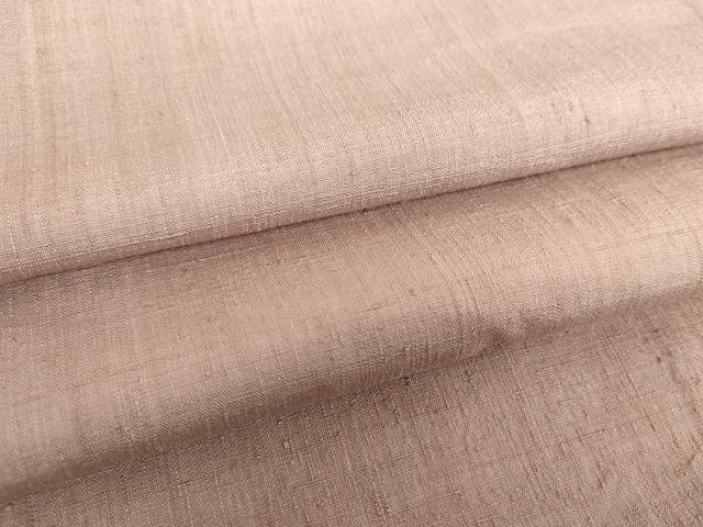 平和屋着物●本場結城紬　重要無形文化財　色無地　鴇浅葱色　正絹　逸品　DAAX4275ps