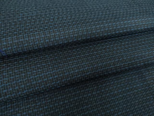 平和屋着物●男性　紬　80亀甲　総詰め　正絹　逸品　DAAX4285ps