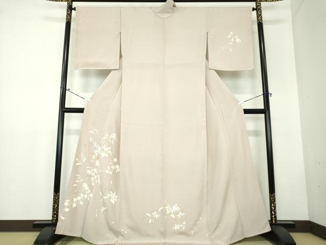 平和屋着物●訪問着　枝垂れ花　金彩　正絹　逸品　未使用　DAAX4395ps