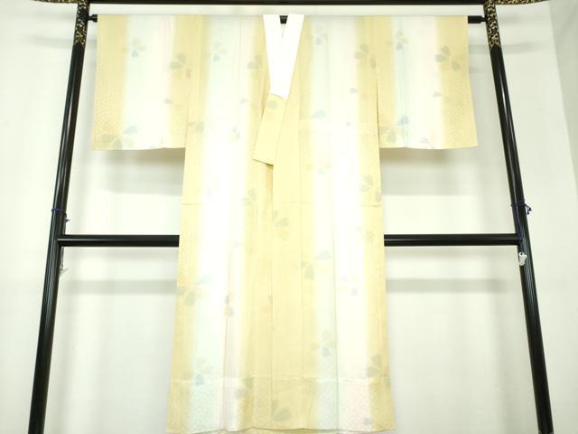 平和屋着物●上質な長襦袢　無双仕立て　舞花文　暈し染め　正絹　逸品　未使用　DAAX4460ps