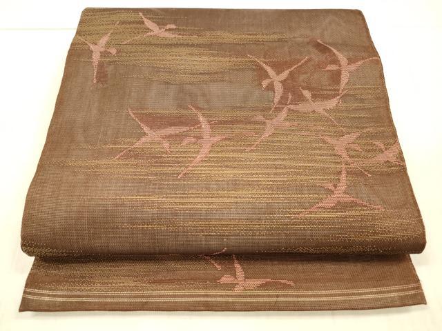 平和屋着物＊夏物　六通柄　本袋帯　飛鳥文　正絹　逸品　DAAX5719cm