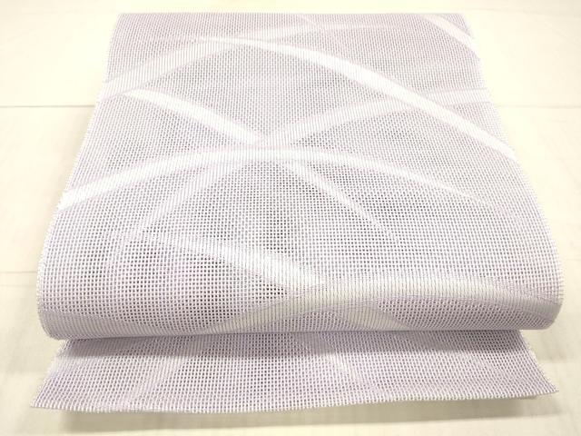 平和屋着物＊夏物　八寸名古屋帯　草葉文　DAAX5952cm