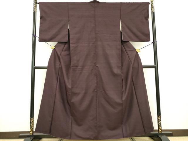 平和屋着物●色留訪問着　紬地　刺繍　吹き寄せ文　正絹　逸品　DAAX9902fe