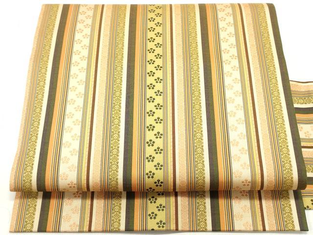 平和屋着物●全通柄九寸名古屋帯　献上　正絹　逸品　未使用　DAAY0077ob