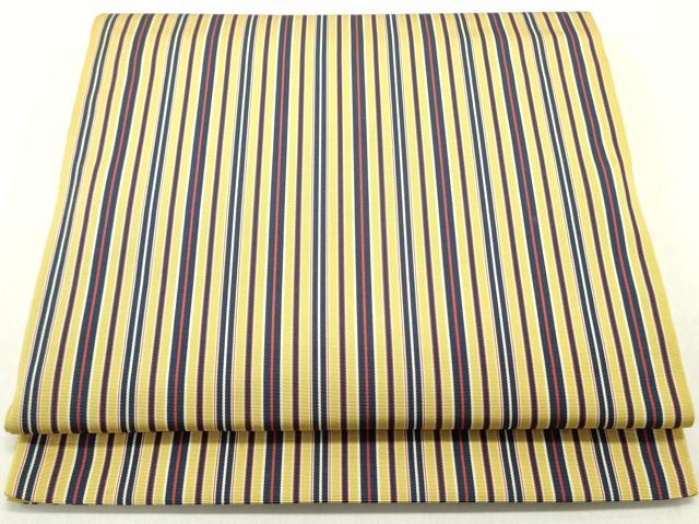 平和屋着物●本場筑前博多織　全通柄京袋帯　間道　正絹　逸品　DAAY0120ob