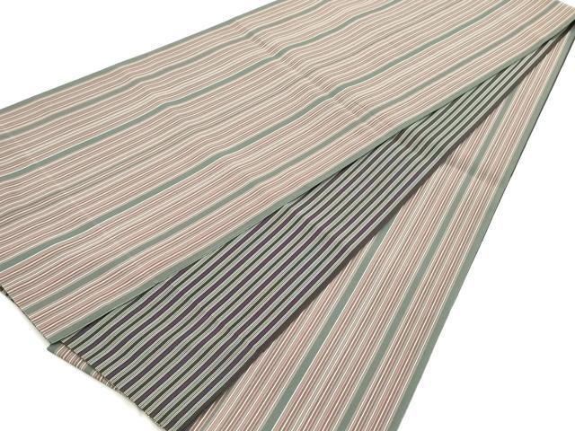 平和屋着物●両面　全通柄　京袋帯　間道　正絹　逸品　DAAY0222ob