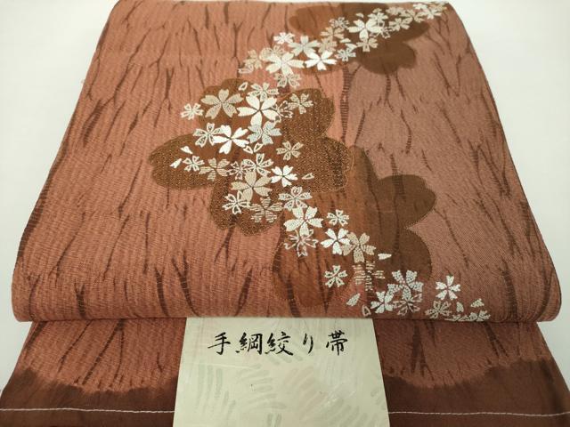 平和屋着物●中国三大刺繍　スワトウ相良刺繍　汕頭相良刺繍　総刺繍　太鼓柄袋帯　手綱絞り　証紙付き　正絹　逸品　未使用　DAAY1129ps