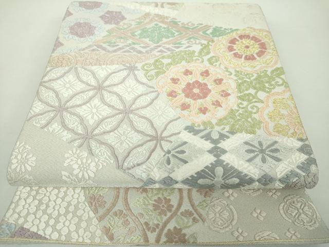 平和屋着物●六通柄袋帯　つづれ唐織　舞楽　金銀糸　正絹　逸品　DAAY1136ps