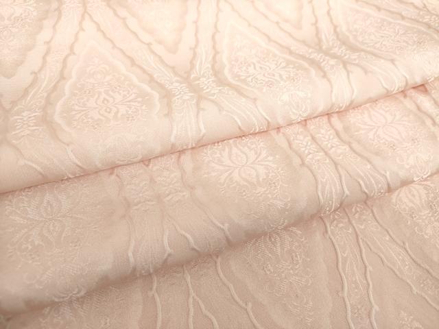 平和屋着物●上質な色無地　立涌花地紋　虹色　正絹　逸品　DAAY1411ps