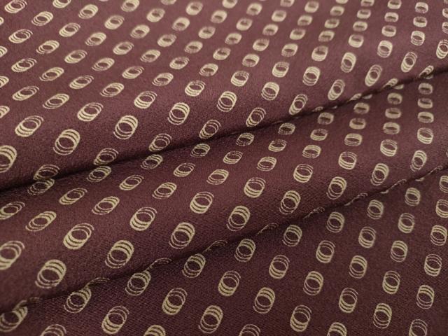 平和屋着物●上質な小紋　輪繋ぎ　正絹　逸品　未使用　DAAY1688ps