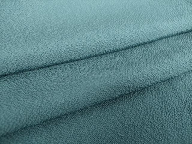 平和屋着物●上質な色無地　紺鼠色　正絹　逸品　未使用　DAAY1693ps