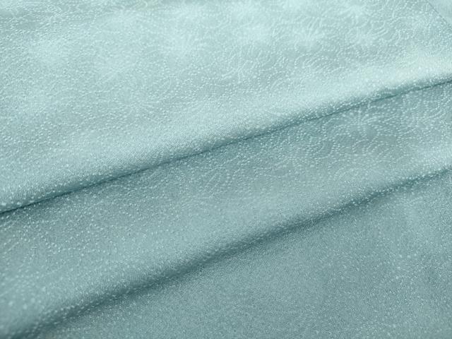 平和屋着物●上質な色無地　草花地紋　舛花色　正絹　逸品　DAAY1723ps