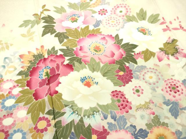 平和屋着物○本加賀友禅作家 金丸充夫 訪問着 友禅 作家物 花笠