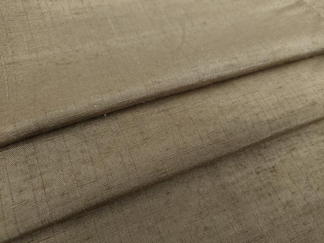 平和屋着物●青山みとも　紬　間道　正絹　逸品　DAAY1988ps