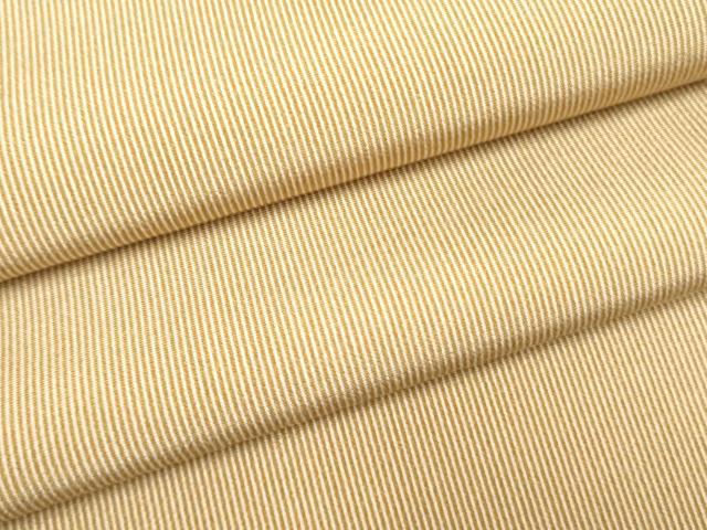 平和屋着物●江戸小紋　万筋　榛色×象牙色　正絹　逸品　DAAY2456op