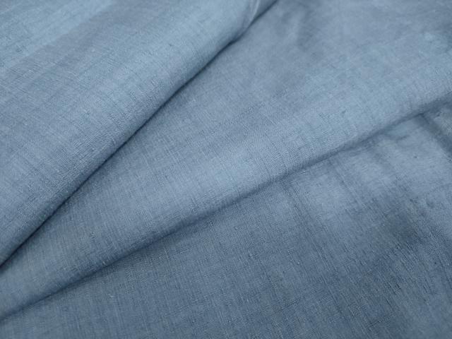 平和屋着物●本場結城紬　重要無形文化財　秘色色　正絹　逸品　DAAY5012ud