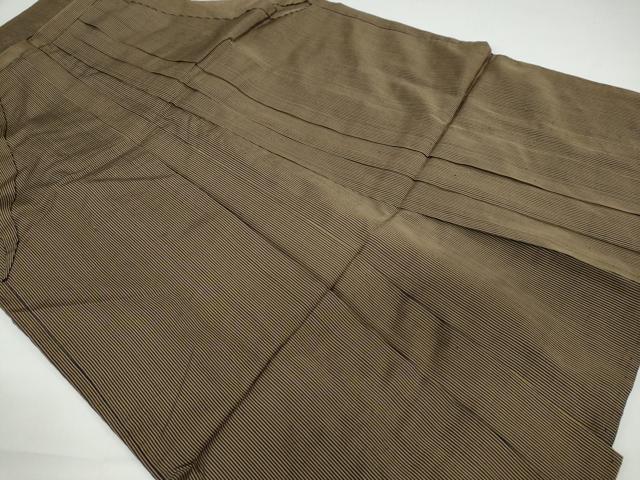 平和屋着物●男性　馬乗り袴　縞　正絹　逸品　DAAY5246ud