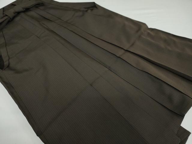 平和屋着物●男性　馬乗り袴　縞　正絹　逸品　DAAY5250ud