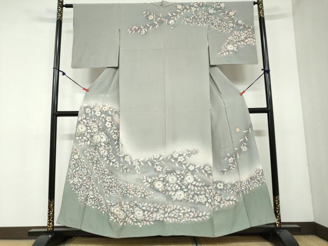 平和屋着物●訪問着　作家物　辻が花　暈し染め　正絹　逸品　DAAY5419ud