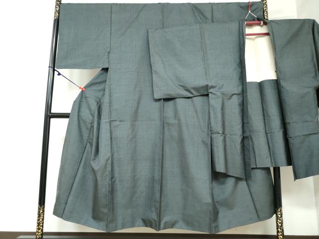 平和屋着物●男性　本場大島紬　アンサンブル　長羽織　100亀甲　総詰め　正絹　逸品　DAAY5421ud