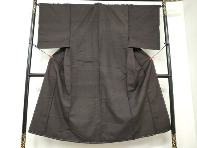 平和屋着物●男性　紬　縞　正絹　逸品　未使用　DAAY5481ud