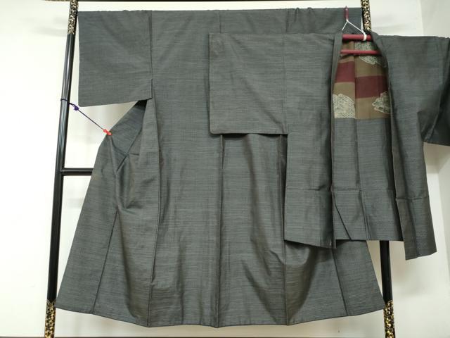 平和屋着物●男性　本場大島紬　アンサンブル　80亀甲　総詰め　正絹　逸品　DAAY5501ud