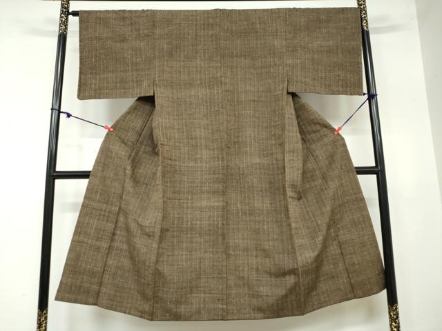 平和屋着物●男性　紬　霞文　正絹　逸品　DAAY5521ud