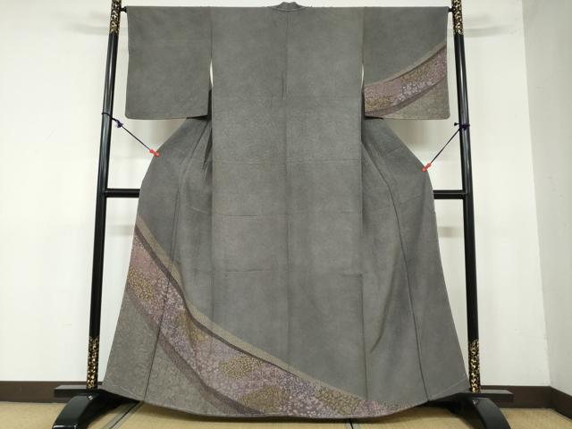 平和屋着物●訪問着　江戸小紋　花鳥文　やまと誂製　正絹　逸品　未使用　DAAY5552ud