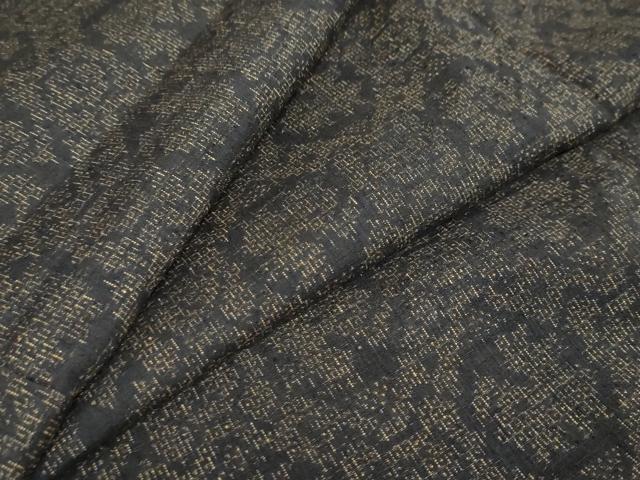 平和屋着物●本場結城紬　重要無形文化財　100亀甲　有栖川文様　正絹　逸品　DAAY5586ud