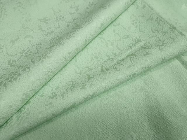 平和屋着物●上質な色無地　草花地紋　夏虫色　正絹　逸品　未使用　DAAY5677ud