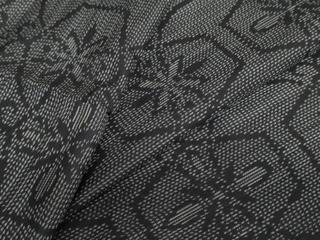 平和屋着物●本場大島紬　幾何学文様　高島屋扱い　正絹　逸品　DAAY5911ud