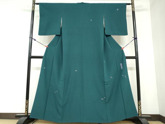 平和屋着物●世界的人形師　辻村寿三郎　ジュサブロー　訪問着　舞桜文　金彩　正絹　逸品　DAAY5935ud