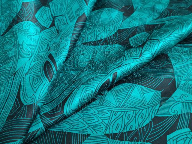 平和屋着物●上質な小紋　草花文　正絹　逸品　DAAY5981ud