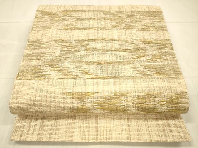 平和屋着物＊夏物　太鼓柄袋帯　抽象文様　正絹　逸品　DAAY8014cm