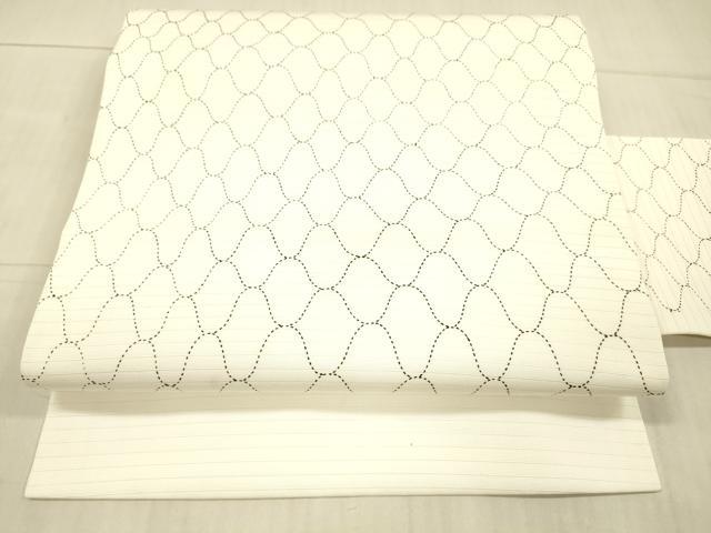 平和屋着物＊夏物　九寸名古屋帯　網目文　DAAY8016cm