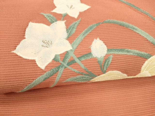 平和屋着物＊夏物 京の名門 じゅらく謹製 絽綴れ 八寸名古屋帯