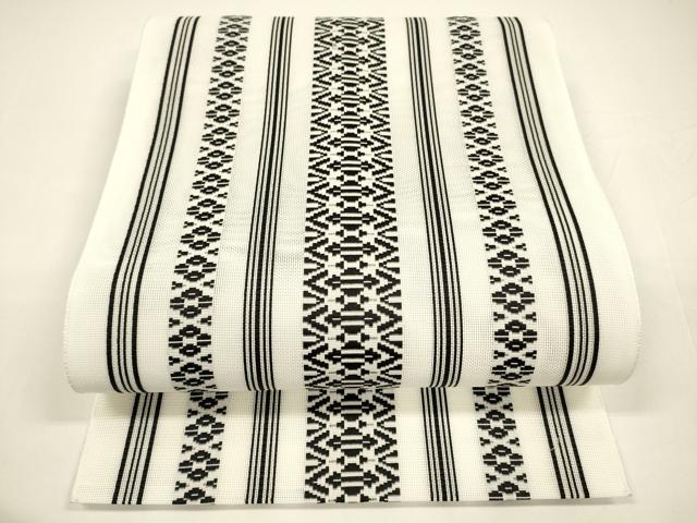 平和屋着物＊夏物　博多織　八寸名古屋帯　献上　DAAY8166cm