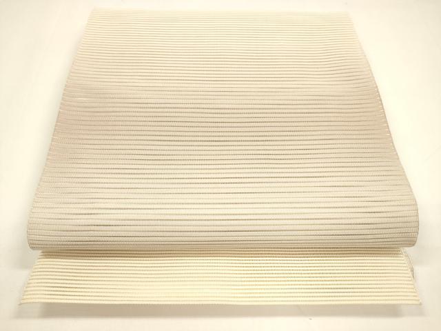 平和屋着物＊夏物　八寸名古屋帯　絽綴れ　霞文　正絹　逸品　DAAY8252cm