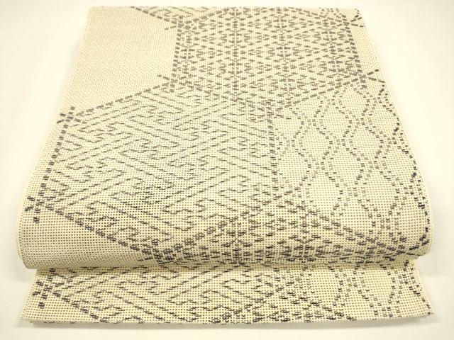 平和屋着物＊夏物　八寸名古屋帯　吉祥文様　DAAY8311cm