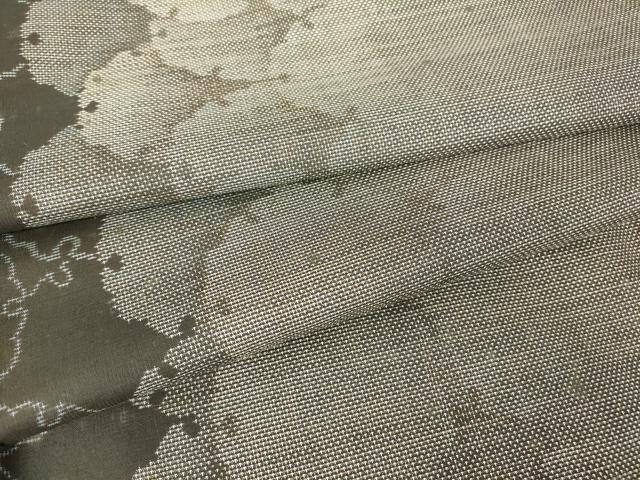 平和屋着物●本場大島紬　9マルキ　雪輪重ね文　正絹　逸品　DAAY9201az