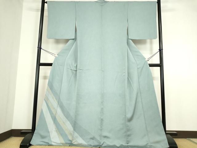 平和屋着物●色留訪問着　江戸小紋　鮫小紋柄　正絹　逸品　DAAY9226az