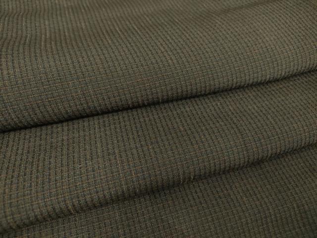 平和屋着物●男性　紬　格子　正絹　逸品　DAAY9263az