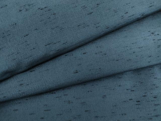平和屋着物●男性　髭紬　紺色　正絹　逸品　未使用　DAAY9273az