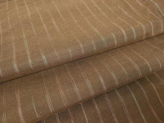 平和屋着物●上質な紬　絣間道　正絹　逸品　DAAY9335az