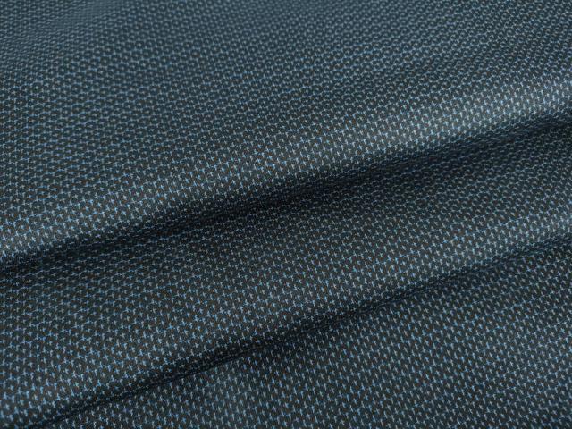 平和屋着物●男性　紬　亀甲柄　100亀甲　正絹　逸品　未使用　DAAY9534az