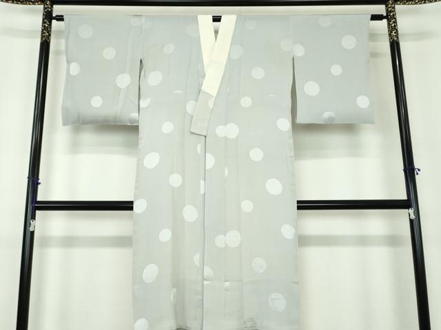 平和屋着物●上質な長襦袢　無双仕立て　丸文　正絹　逸品　DAAZ0032ps