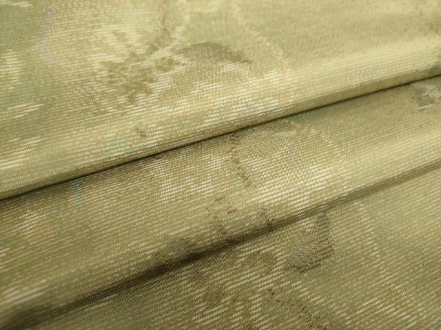 平和屋着物●本場大島紬　更紗花間道　正絹　逸品　DAAZ0176ps