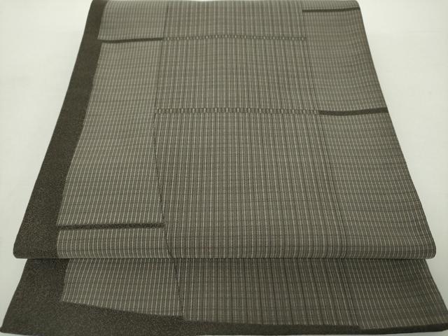 平和屋着物●西陣　織楽浅野　太鼓柄袋帯　変わり間道　正絹　逸品　DAAZ0380ps