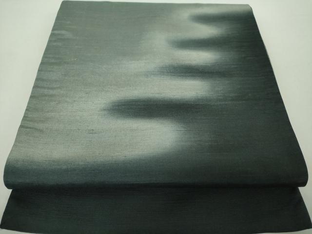 平和屋着物●菅原工房　菅原結作　漢方染紬　双方向　両面全通柄袋帯　霞文　正絹　逸品　DAAZ0413ps