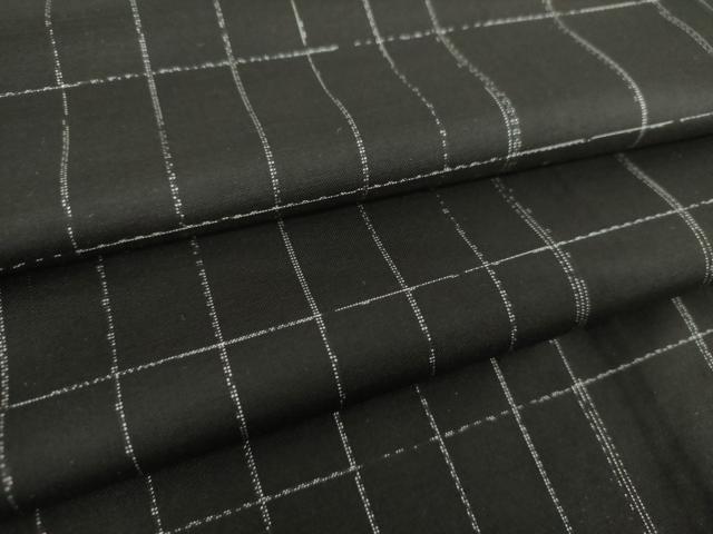 平和屋着物●本場大島紬　格子　正絹　逸品　未使用　DAAZ0478ps